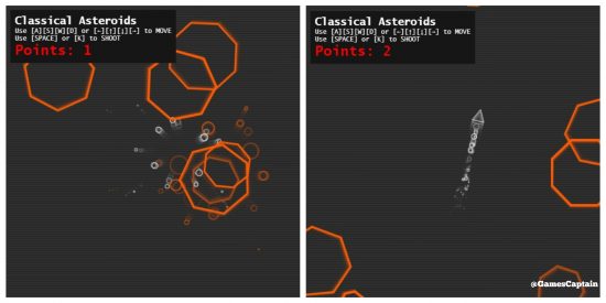 Asteroids Classic : Online Game Review – Games Captain Haven